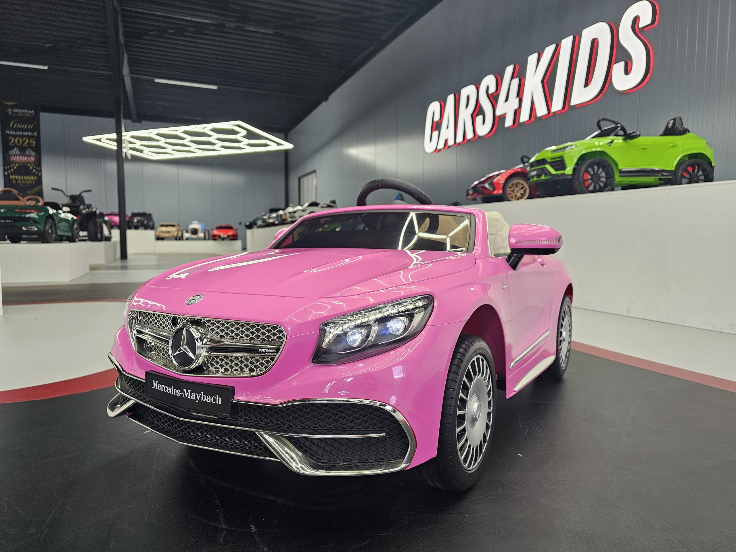 Roze elektrische kinderauto's kopen? -Cars4Kids