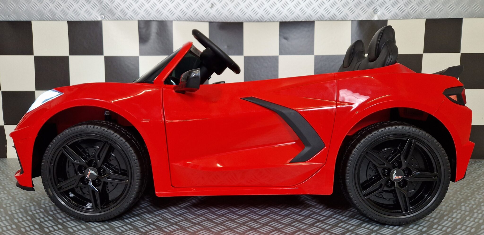Corvette C8 elektrische kinderauto - Cars4Kids