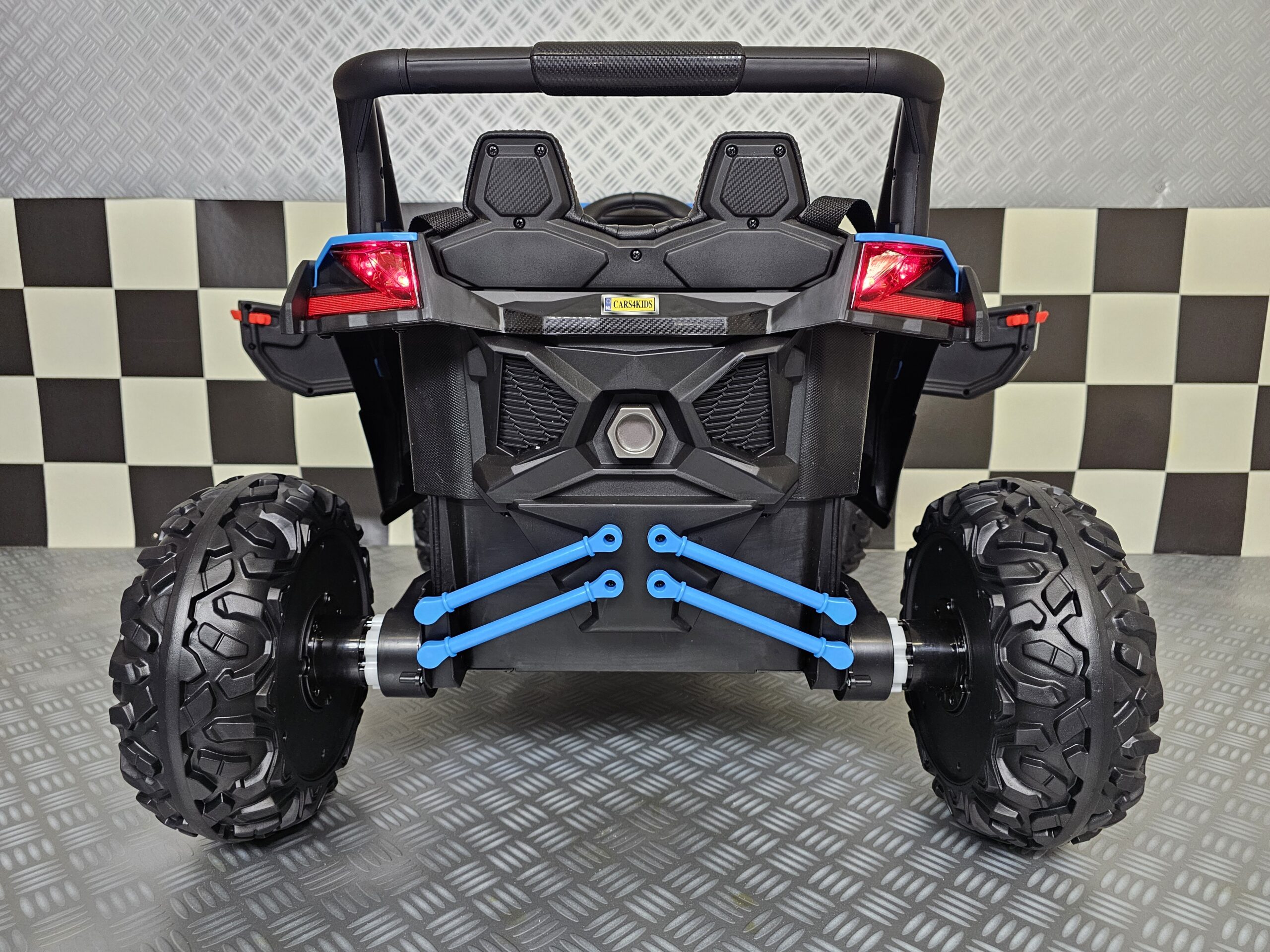 Kinder buggy X3 12 volt met afstandsbediening blauw - Cars4Kids