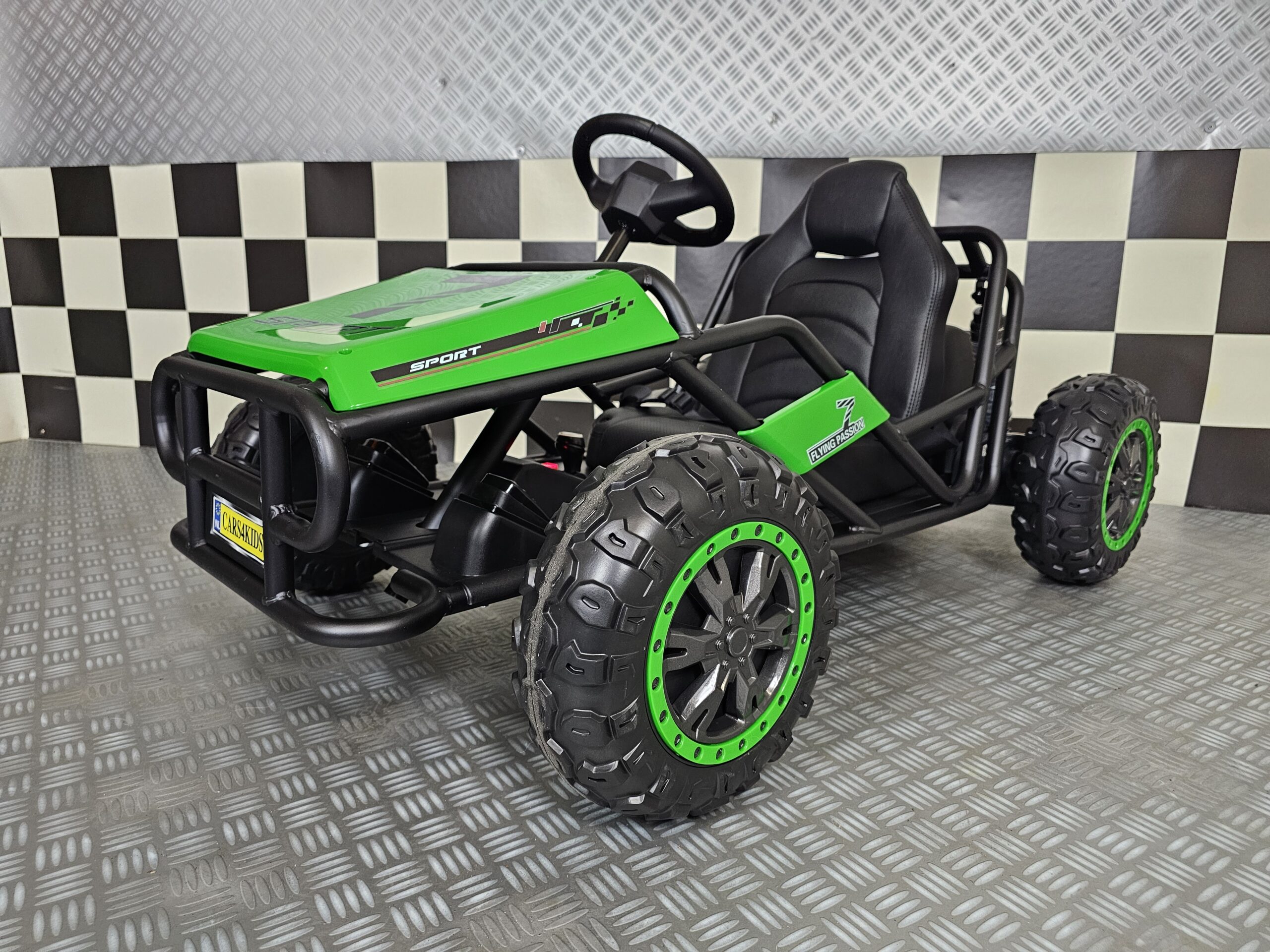 Kinder Buggy Spark 24 volt groen - Cars4Kids