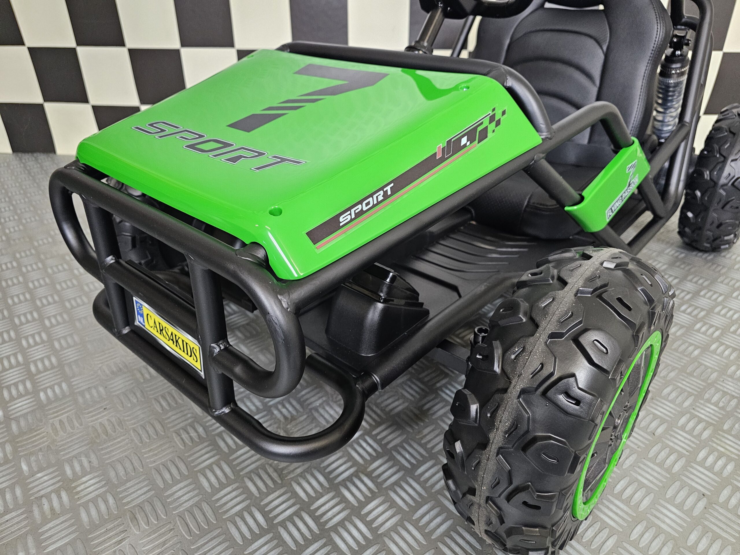 Kinder Buggy Spark 24 volt groen - Cars4Kids