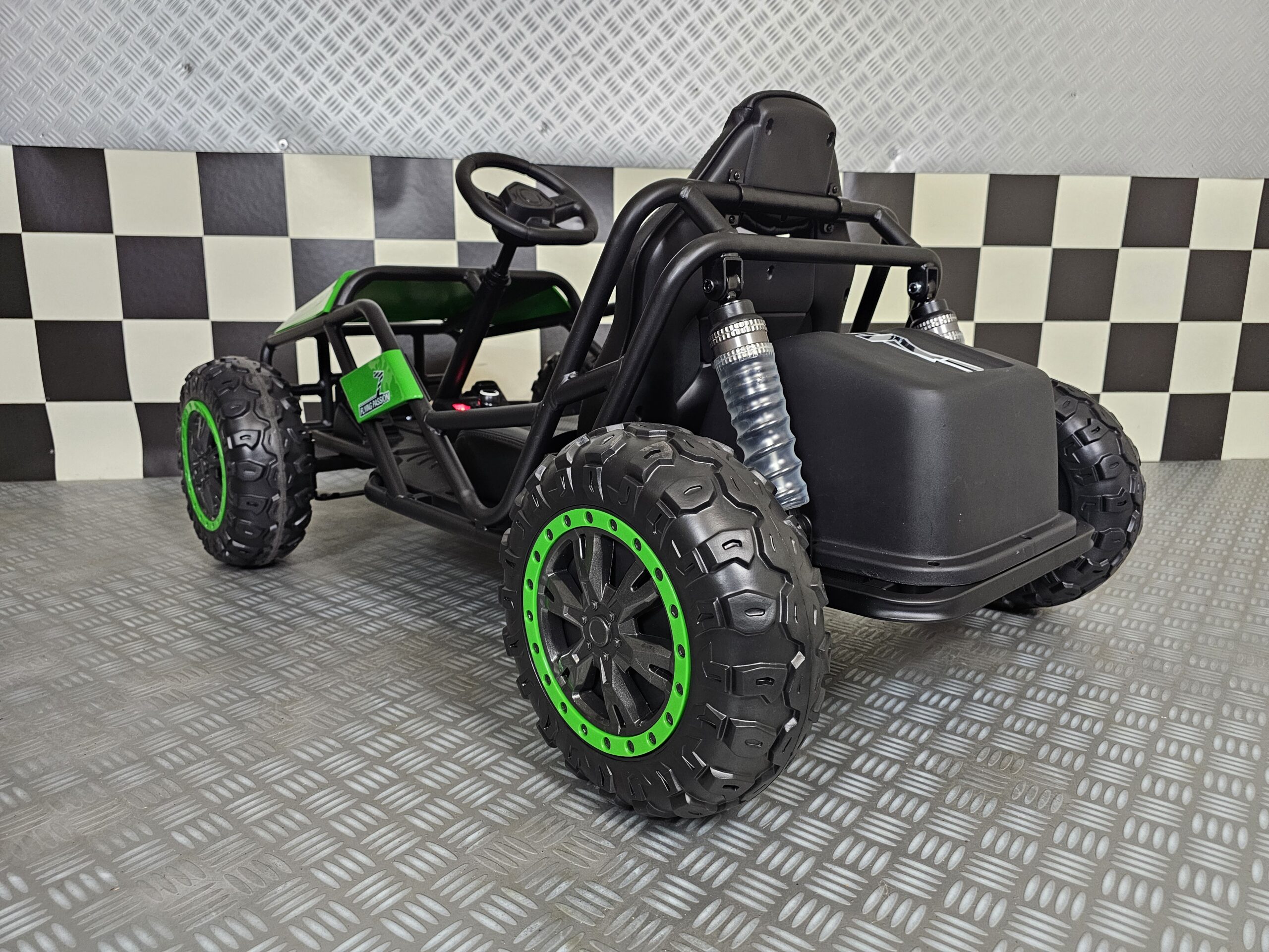 Kinder Buggy Spark 24 volt groen - Cars4Kids