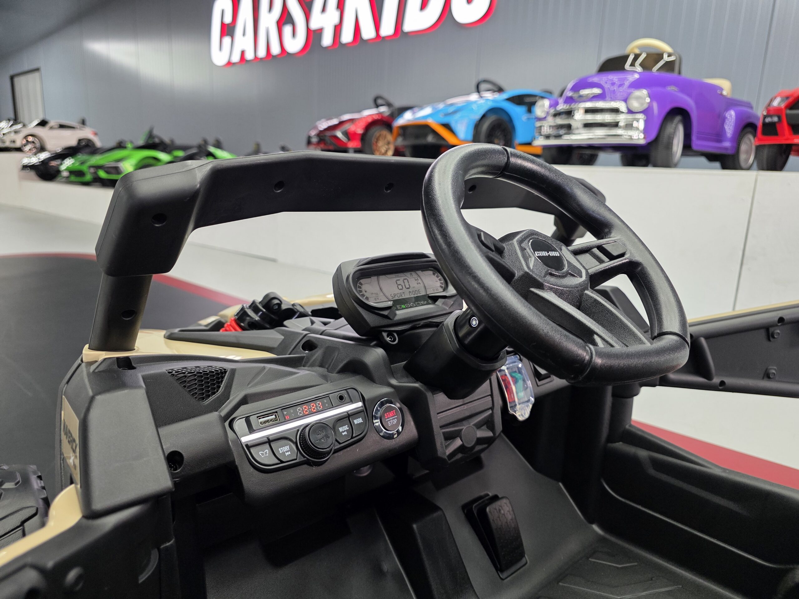 Kinder buggy Can Am Maverick 12 volt - Cars4Kids