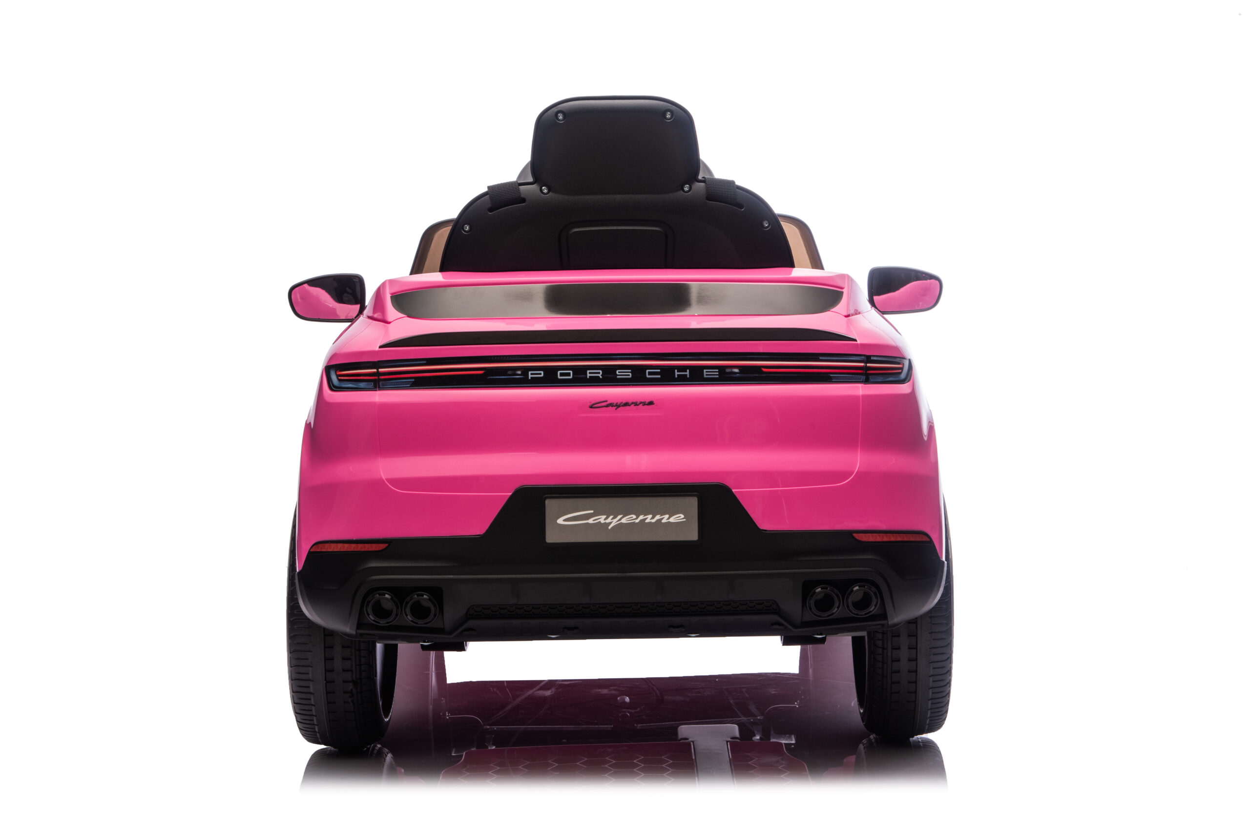 Elektrische kinderauto Porsche Cayenne 1 persoons 12 volt roze - Cars4Kids